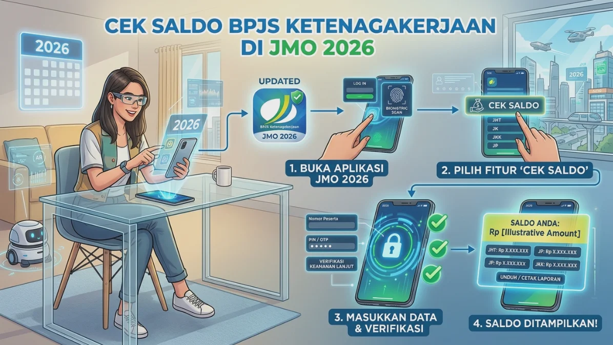 Cek Saldo BPJS Ketenagakerjaan di JMO 2026, Begini Cara Mudahnya Lewat HP